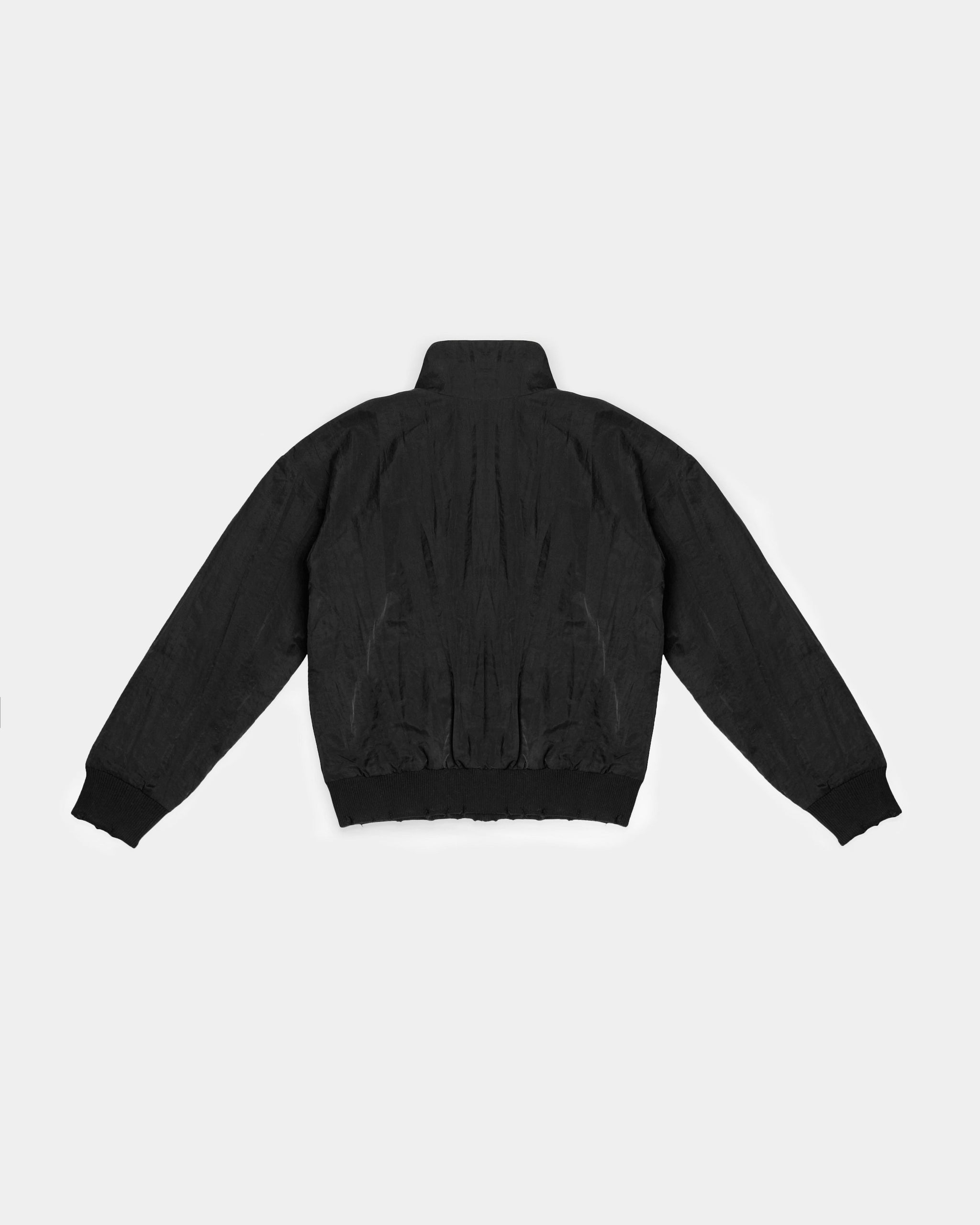 WRINKLED NYLON TRACK JACKET – O. FILES
