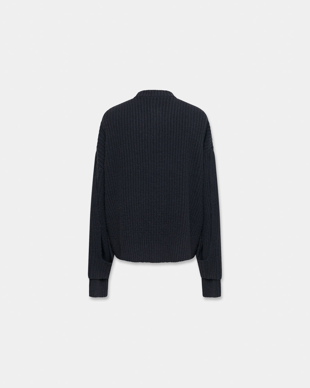 INTERLACED CARDIGAN in black – O. FILES